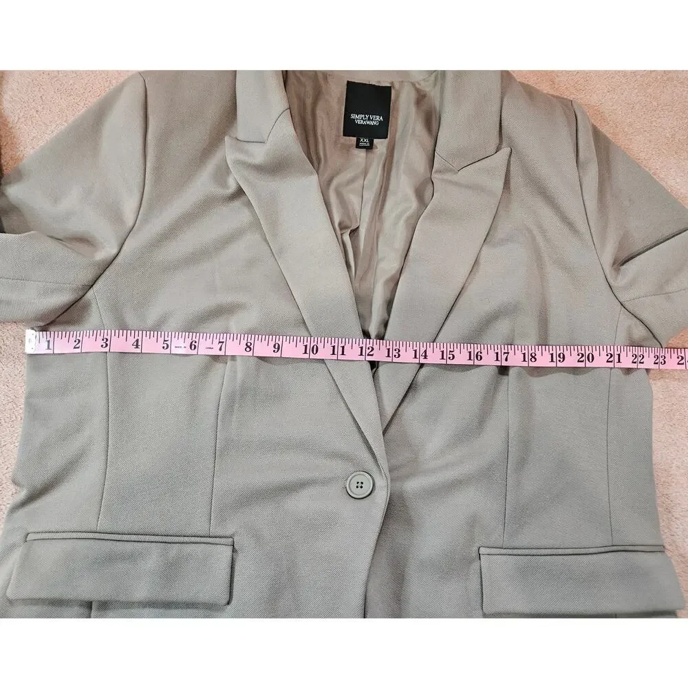 Simply Vera Vera Wang | Jackets & Coats | Simply Vera Vera Wang Tan ...